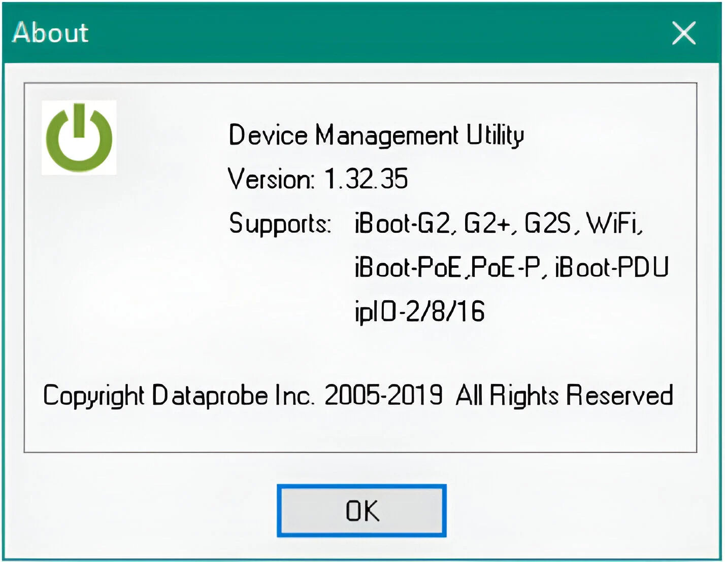 Device Management Utility (DMU) Support – Dataprobe